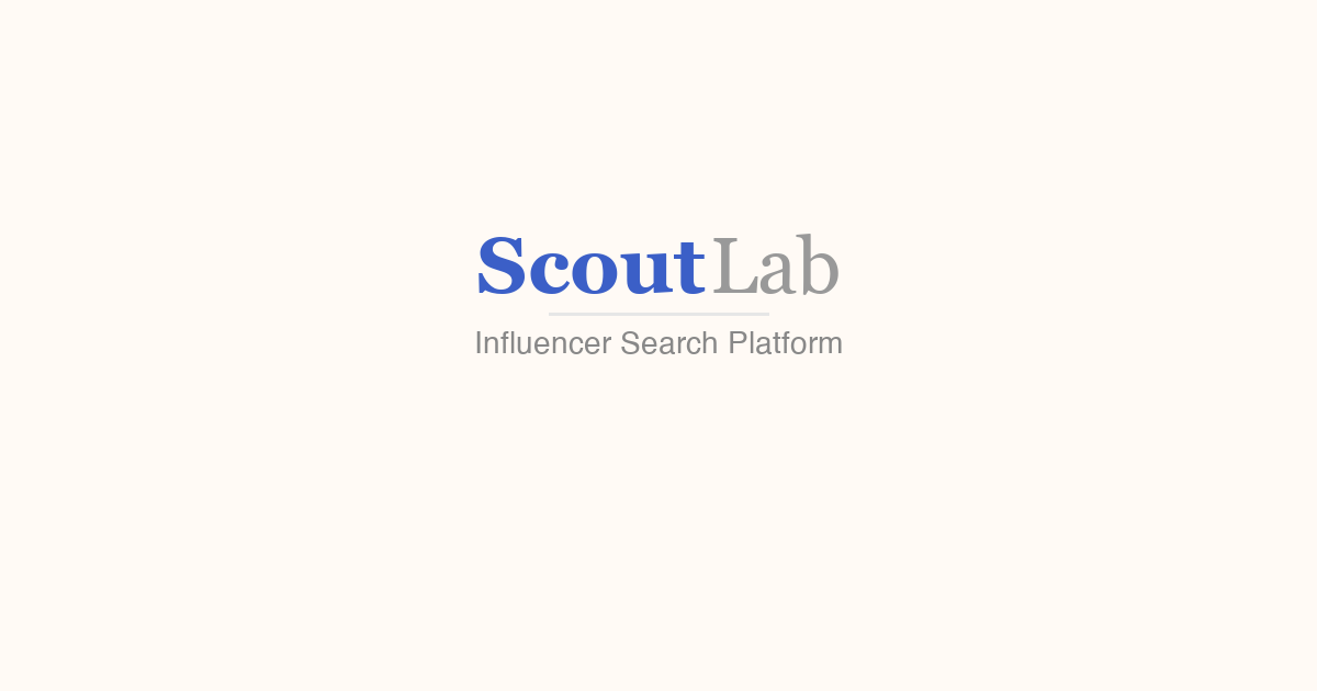 ScoutLab - Influencer Search Platform